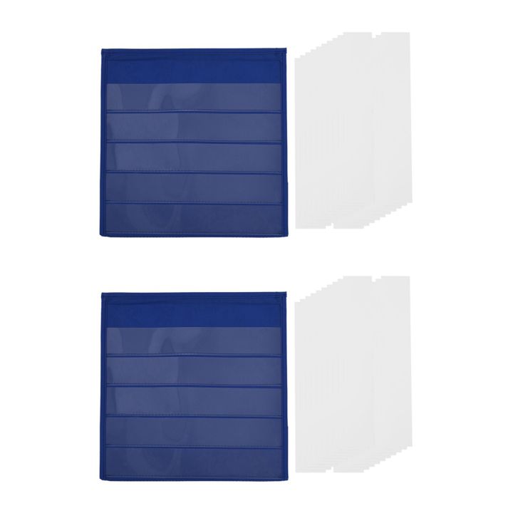 2X Tabletop Desktop Pocket Chart Table Top with Bonus 20X Dry Erase ...