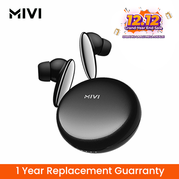 MIVI DuoPods A750, TWS Earbuds with AI Noise Cancellation ,IPX4 Water ...