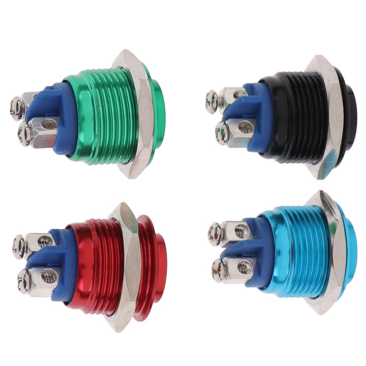 1Pc Momentary Push Button Switch 16mm Waterproof Mount Button Switch ...