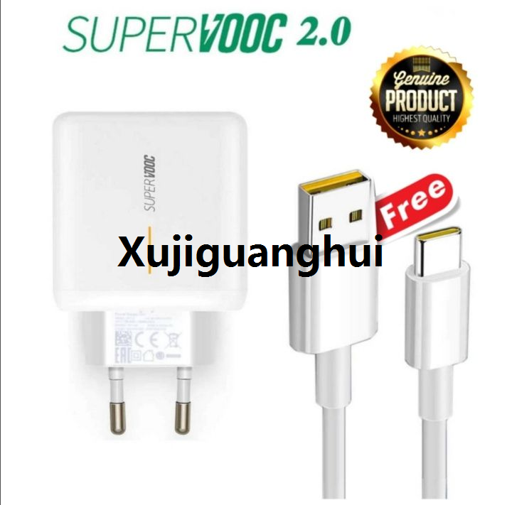 Xujiguanghui Original Super VOOC 80W ultra fast charger/with type C ...