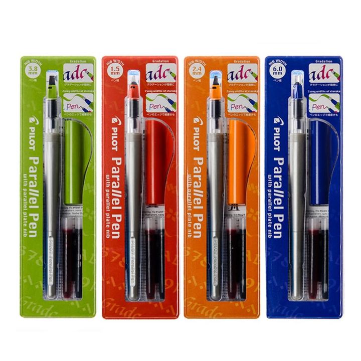 Pilot .5/2.4/3.8/6.0mm Tips Calligraphy Pens Artistic Font Writing ...
