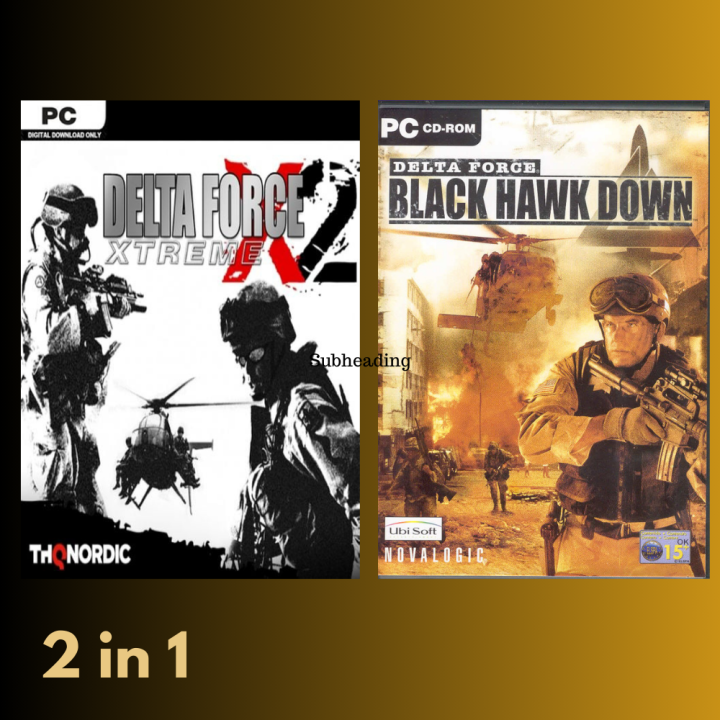 Delta Force PC Game DVD | Daraz.com.np