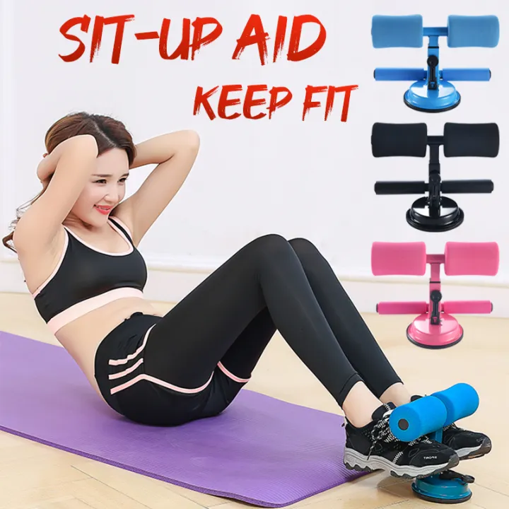 sports life Sit-ups Push-up Assist Device Abdominal Exercise Roller ...