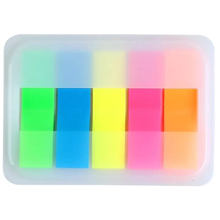Easy Stick /Sticky Note With Fluorescent Flim D6017 5 colors By Mitrata ...