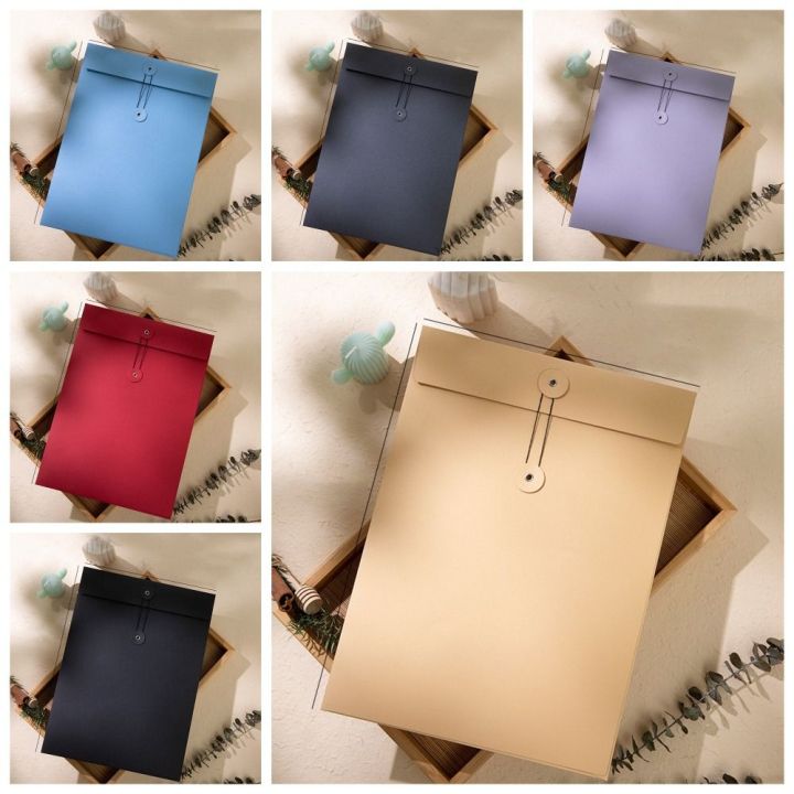 Fresh A4/A5 Kraft Paper Envelopes with String Tie Closure Clasp ...
