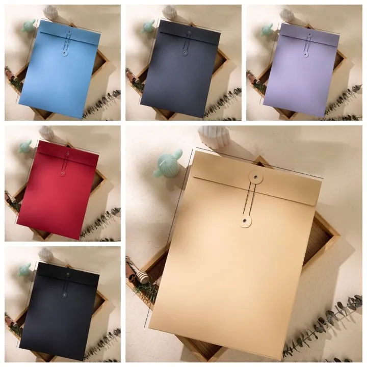Fresh A4/A5 Kraft Paper Envelopes with String Tie Closure Clasp ...
