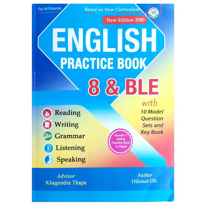 BLE English Practice Book Class 8 - Grade VIII (New Edition: 2080 ...