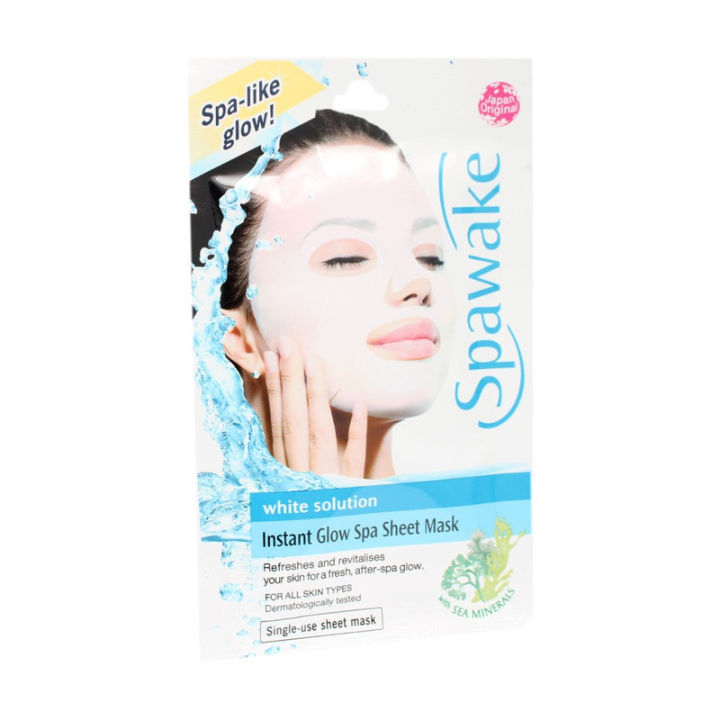 Spawake White Solution Instant Glow Spa Sheet Mask 18 ml | Daraz.com.np