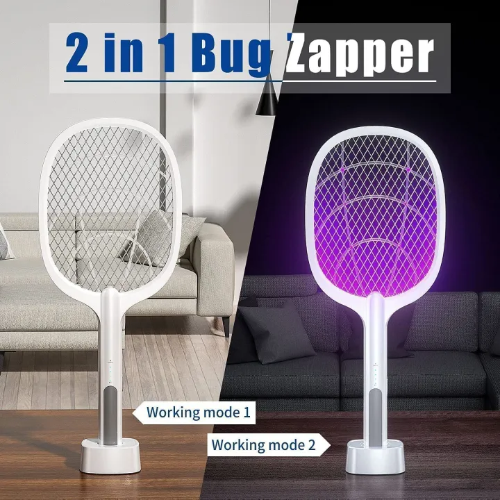 Rechargeable Mosquito Bat with UV Light Lamp 1200mAh | Daraz.com.np