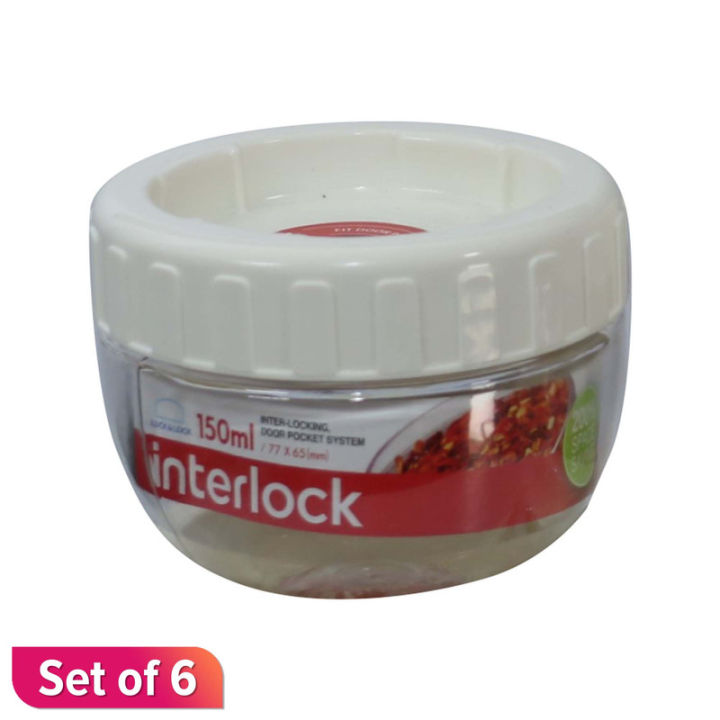 LocknLock Interlock Stackable Refrigerator Door Plastic Container ...