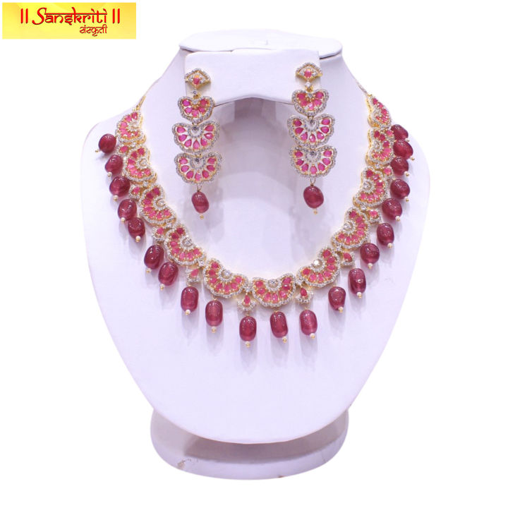 Australian Cubic Zerconia Neckless | Daraz.com.np