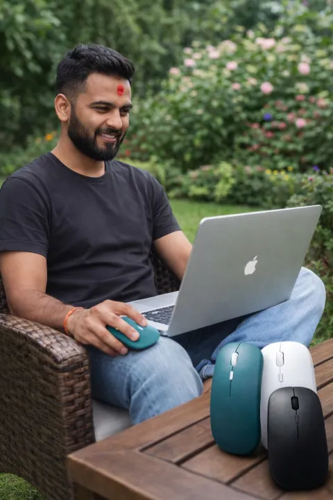 Wireless Bluetooth Mouse – No Dongle Needed | Slim & Portable Design ...
