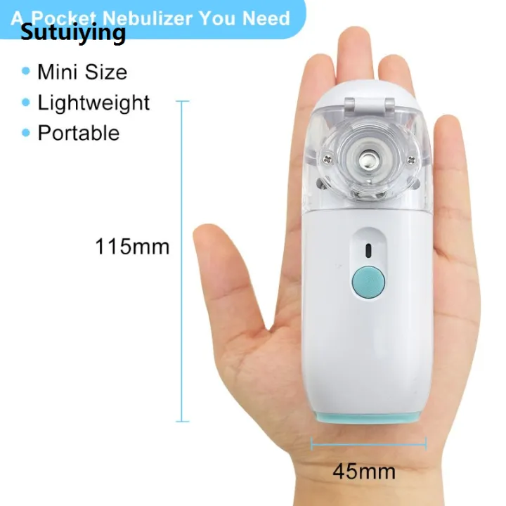 Sutuiying AiQUE Silent 3.7μm Nebulizer Mini Portable Medical Ultrasound ...