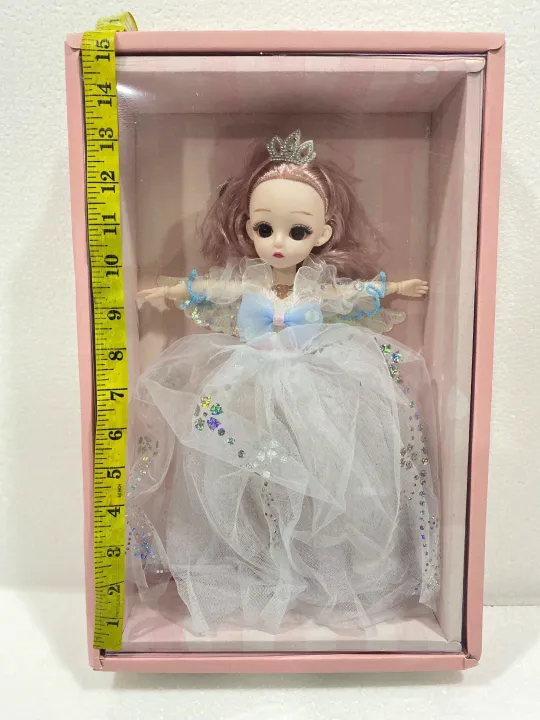 Dongzhu Kids Doll Moveable joints long dress Wedding Princess Doll with ...