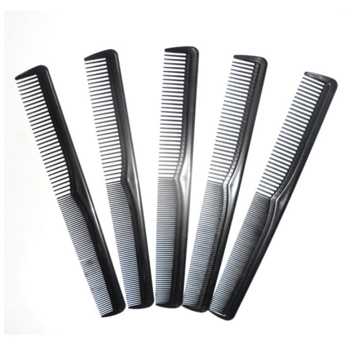 5 Pieces Fine Cutting Wide Tooth Hair Barber Carbon Fiber Salon ...