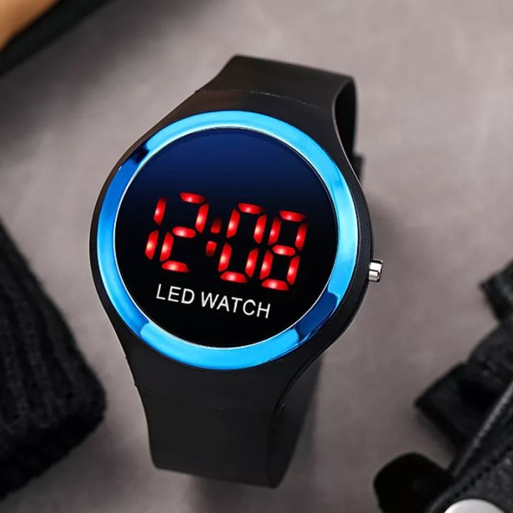 Apple Design Big Dial Fashionable Digital LED IK Watch for Men | Daraz ...