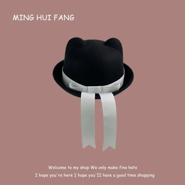 Japanese school offering sense bow handmade jkdk uniform hat woolen ...