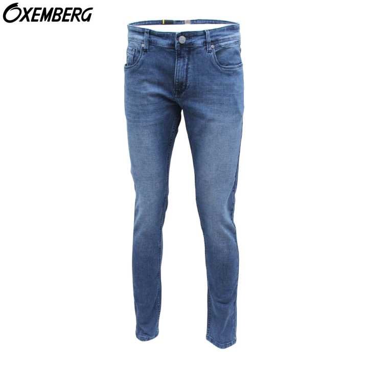 Oxemberg Soft Blue Color Casual Jeans Pants For Men | Daraz.com.np