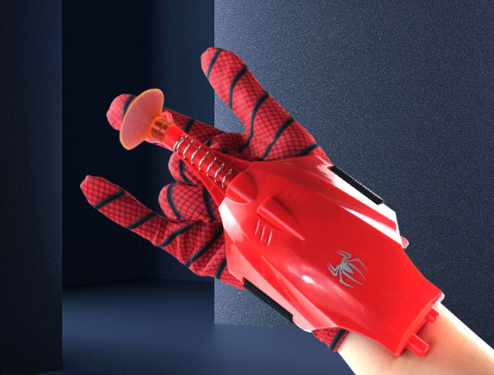 Spider-Man Web-Slinger Electric Launcher – Authentic Spider Silk Toy ...