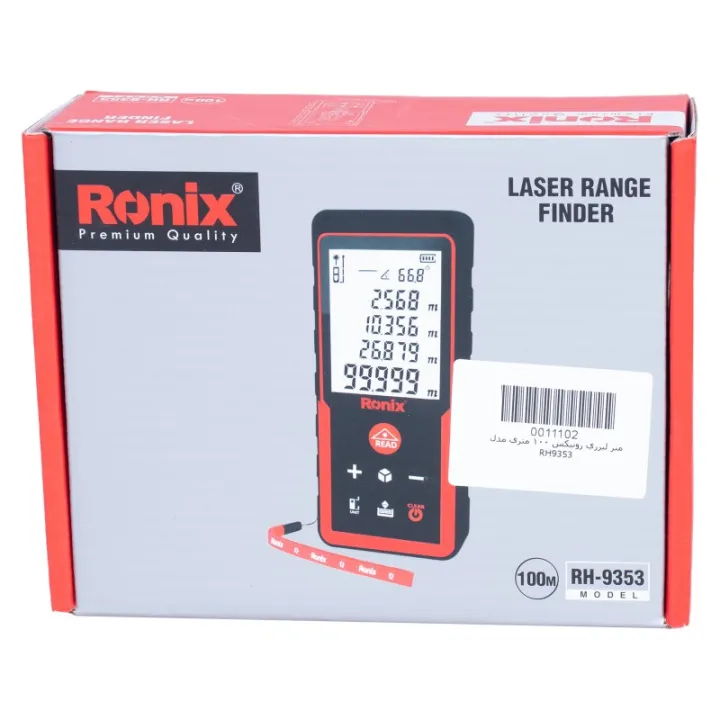 Ronix Model Rh-9353 100m High Precision Portable Handheld Range Finder Distance Laser Meter ...
