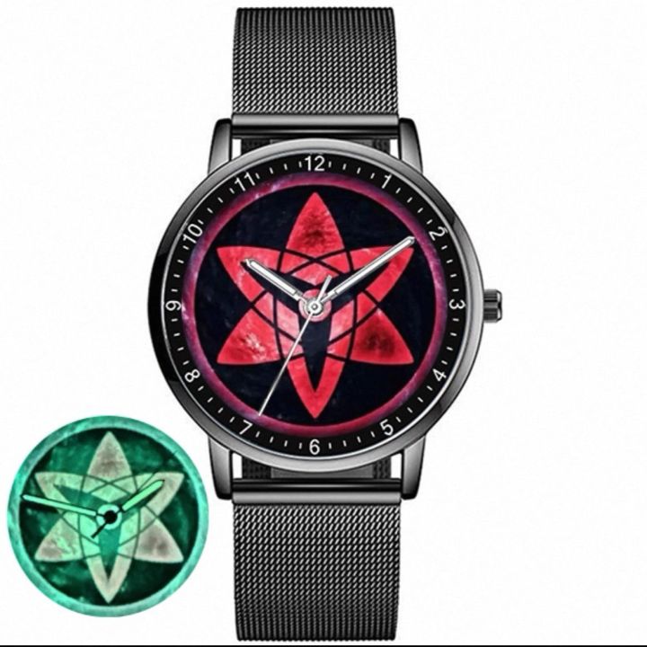 Naruto Watch Sasuke Sharingan Kakashi Naruto Uchiha Itachi Quartz Watch ...
