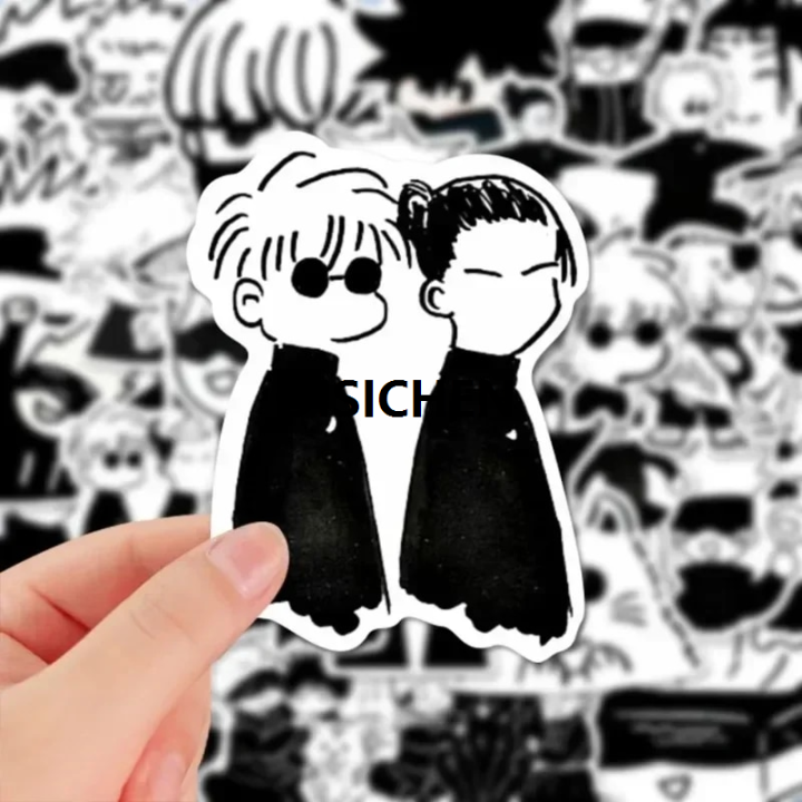 DISICHEN Jujutsu Kaisen Anime Sticker Gojo Satoru Geto Suguru Q Version ...