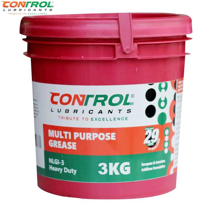 Control Lubricants Heavy Duty Multi Purpose 3 Grease NLGI 3 Lithium Soap Grease 3Kg | Daraz.com.np