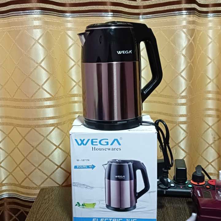 Wega Stainless Steel Electric Jug 2.3L Capacity 1500W | Daraz.com.np