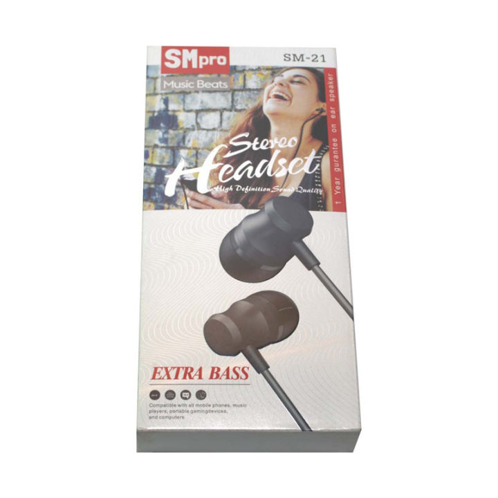 White Sm Pro-Sm-21 Earphone | Daraz.com.np