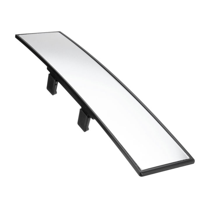 Universal 300mm Wide Curve Convex Interior Clip On Panoramic Rear View ...