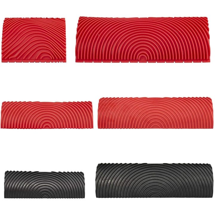 Wood Grain Tool 5/6Pcs s Set Wood Grain Patterns Paint Tool Rubber Wood ...