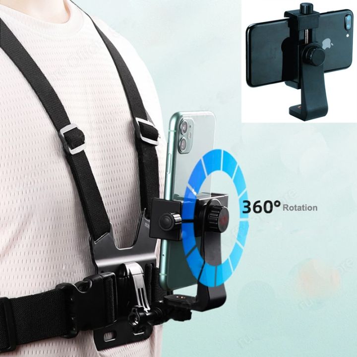 360 Degree Rotation Chest Mount For All Phones | Daraz.com.np