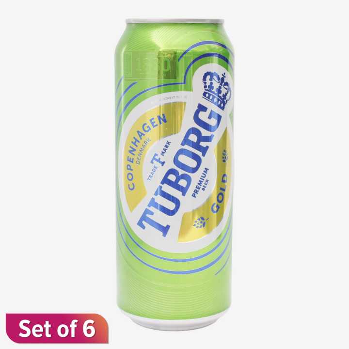 Tuborg Can Beer Set of 6 500 ml | Daraz.com.np