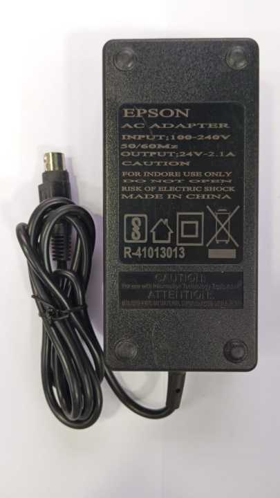 ADAPTER 24 V 3A THERMAL PRINTER ADAPTER Epson Receipt Printer PS-180 ...