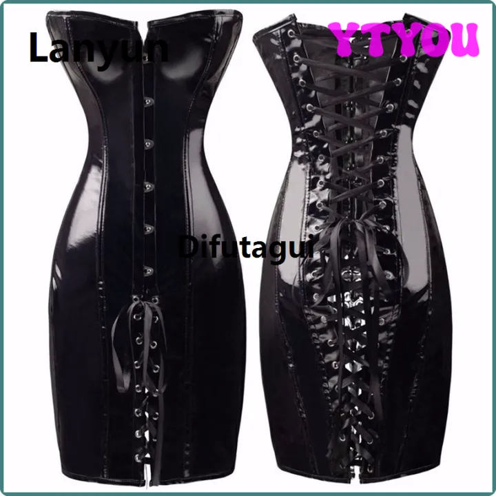 Difutagui YTYOU Gothic Corset Women Underbust Corset Waist Body Slim ...