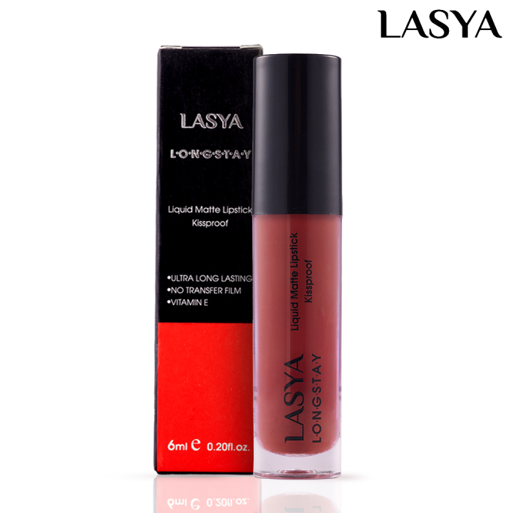 Lasya Liquid Lipstick Long-Lasting Matte Lip Makeup Waterproof Smudge ...