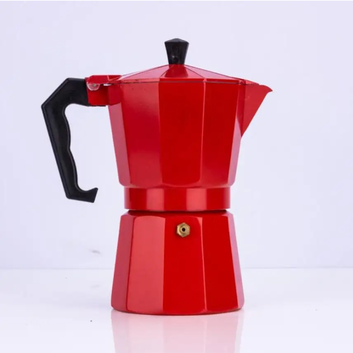 Moka Pot Red/Black 300 ML | Daraz.com.np