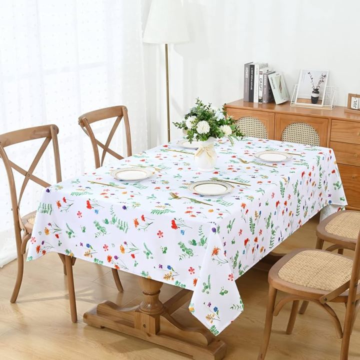 4 Chair Plastic Transparent Printed Dining Table Covers | Daraz.com.np