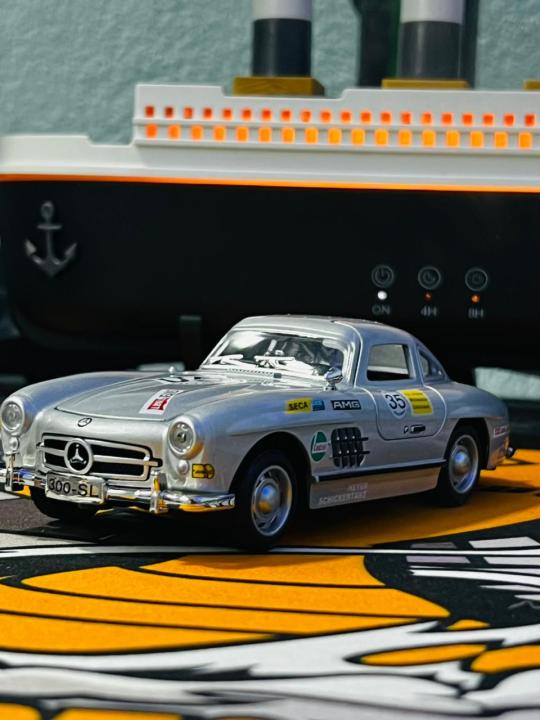 🏁 Buy 1:32 Mercedes-Benz 300SL Classic Racing Diecast Model – Alloy ...