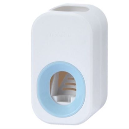 Automatic Toothpaste Squeezing Device Dispenser Wall Mounted Pink Blue ...