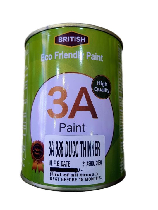 British 3A Duco Thinner 1Ltr | Daraz.com.np