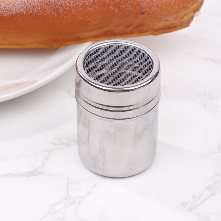 1Pc Stainless Steel Coffee Shaker Cocoa Chocolate Flour Powdered Sugar ...