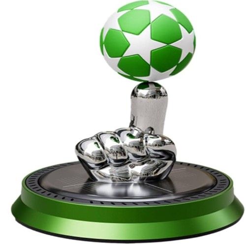 Car Air Freshner Solar Rotating Ball - Color: Green | Daraz.com.np