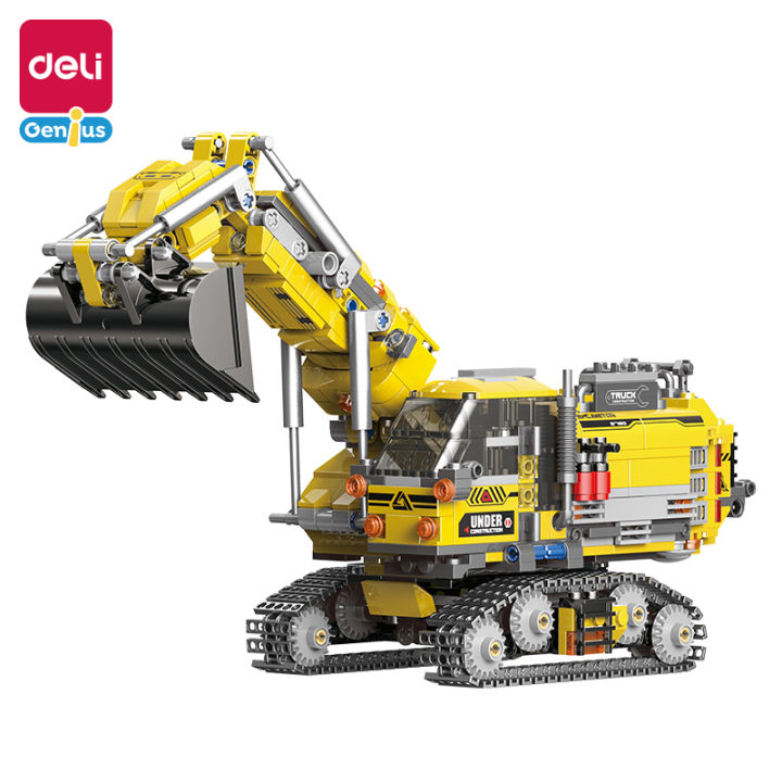 DELI Building Blocks Set Toy For Kids - Excavator (YP116) | Daraz.com.np