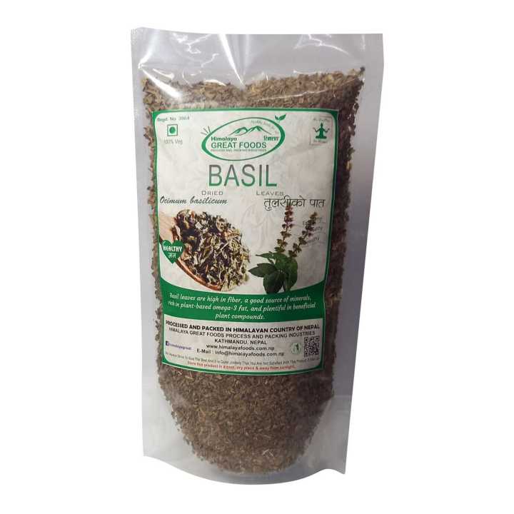 Himalaya Great Foods Dried Basil Leaf ( Sukeko Tulsi Ko Paat ) -50g ...