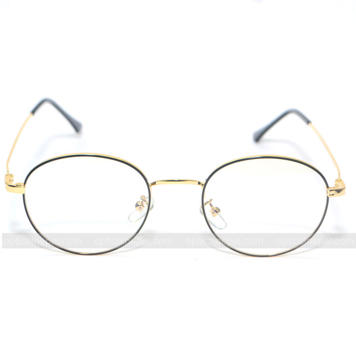 Blue Ray Cut UV Protected Square Eye Glass with Black Frame for Mobile ...