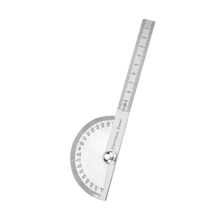 Adjustable 0-180° Stainless Steel Protractor Arm Rotary Stainless Steel ...