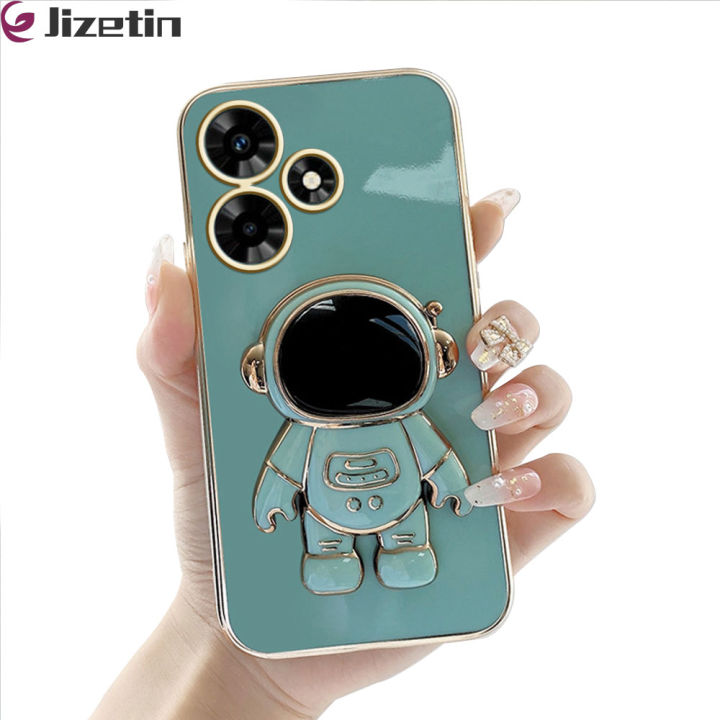 Jizetin for Infinix Hot 30 Play Back Cover With Astronaut Holder Luxury ...