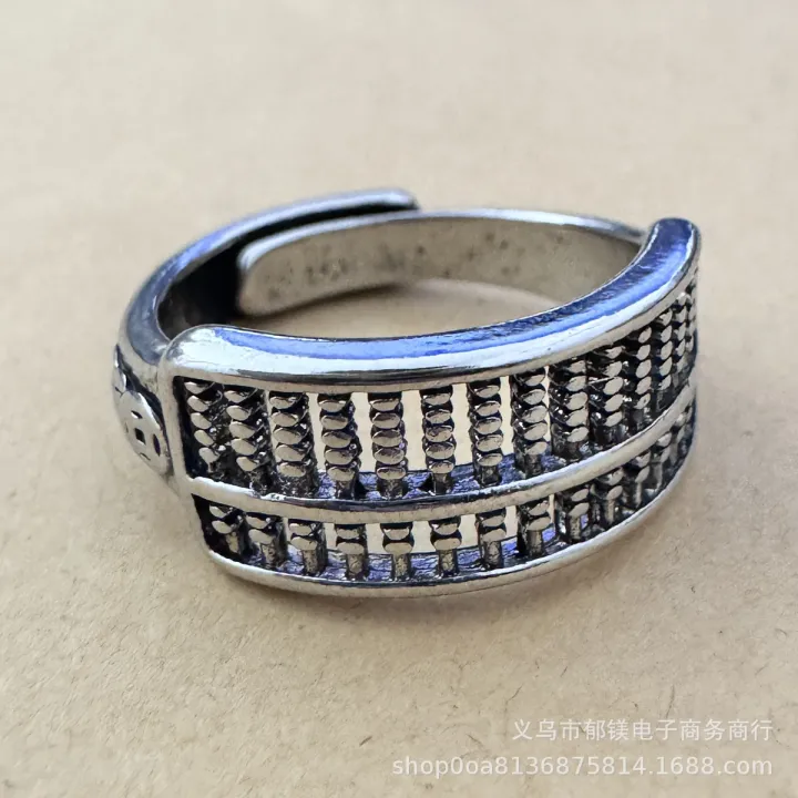 【Special offer】Yu magnesium retro style transfer fortune Thai silver ...