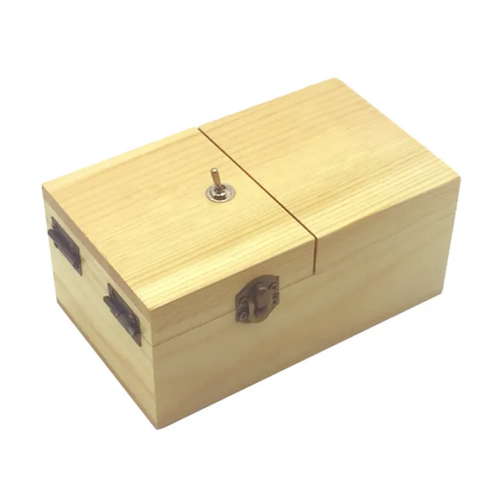 B Useless Box with Surprises Wooden Useless Box Fully Assembled Toy for ...